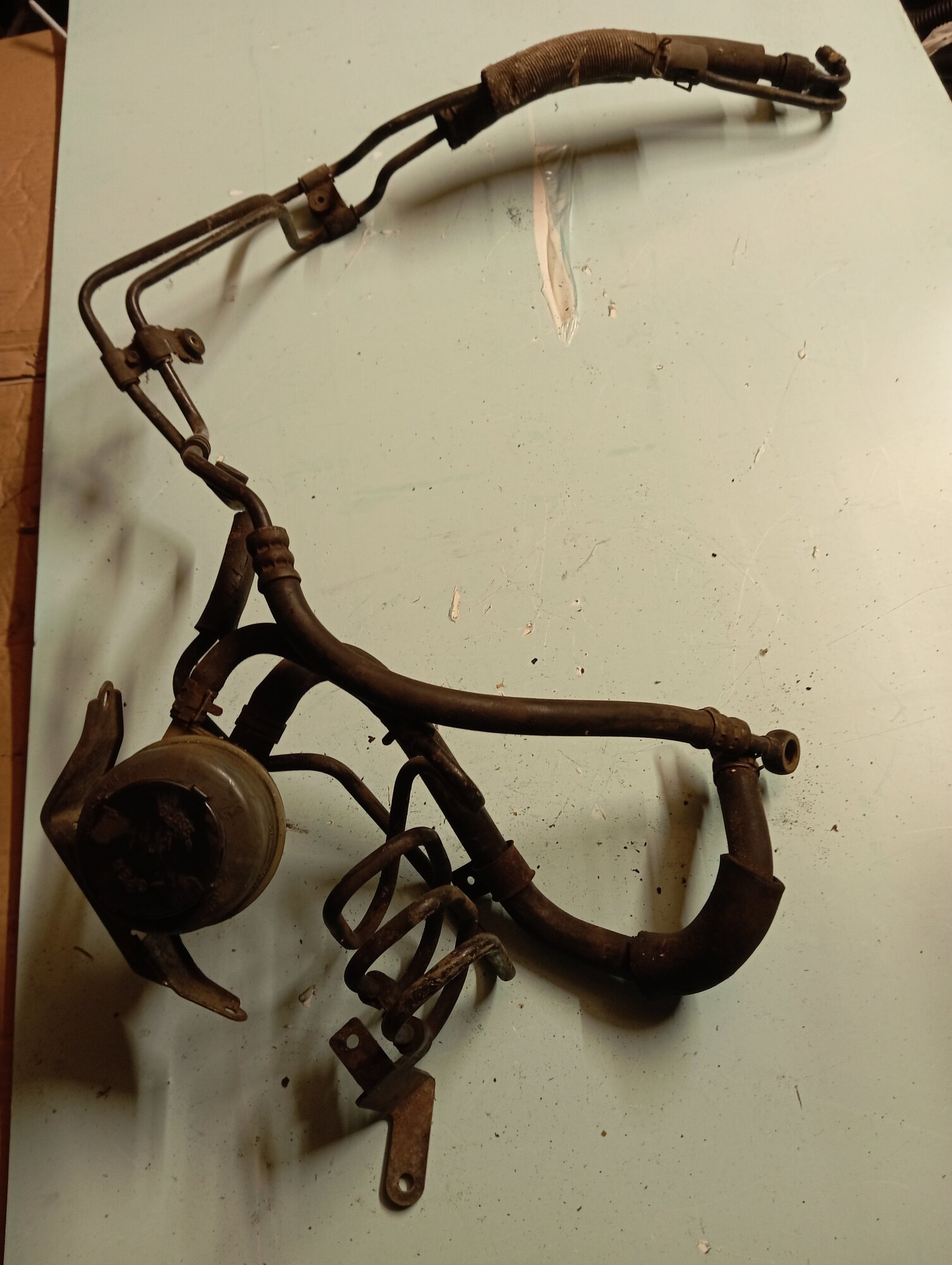 Хундай старех н1 трапеция гидроусилителя руля в сборе с бачком.