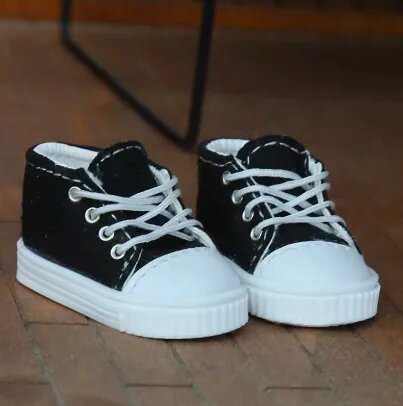 Кукольная спортивная обувь Big Fish парусина 3,5 см Черный, black