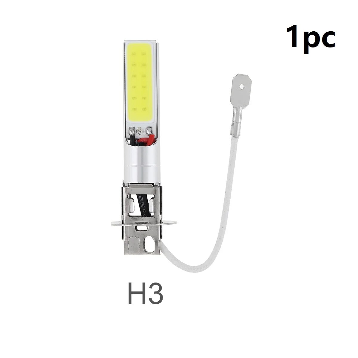 1 шт. H1/H3 Canbus супер яркая светодиодная лампа белая автомобильная противотуманная фара 1pc H3