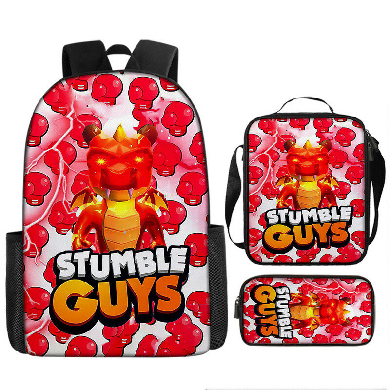 Рюкзак школьный + сумка через плечо + пенал-3 и 1 Сумка школьная мальчика для девочки подарок- smiling critters