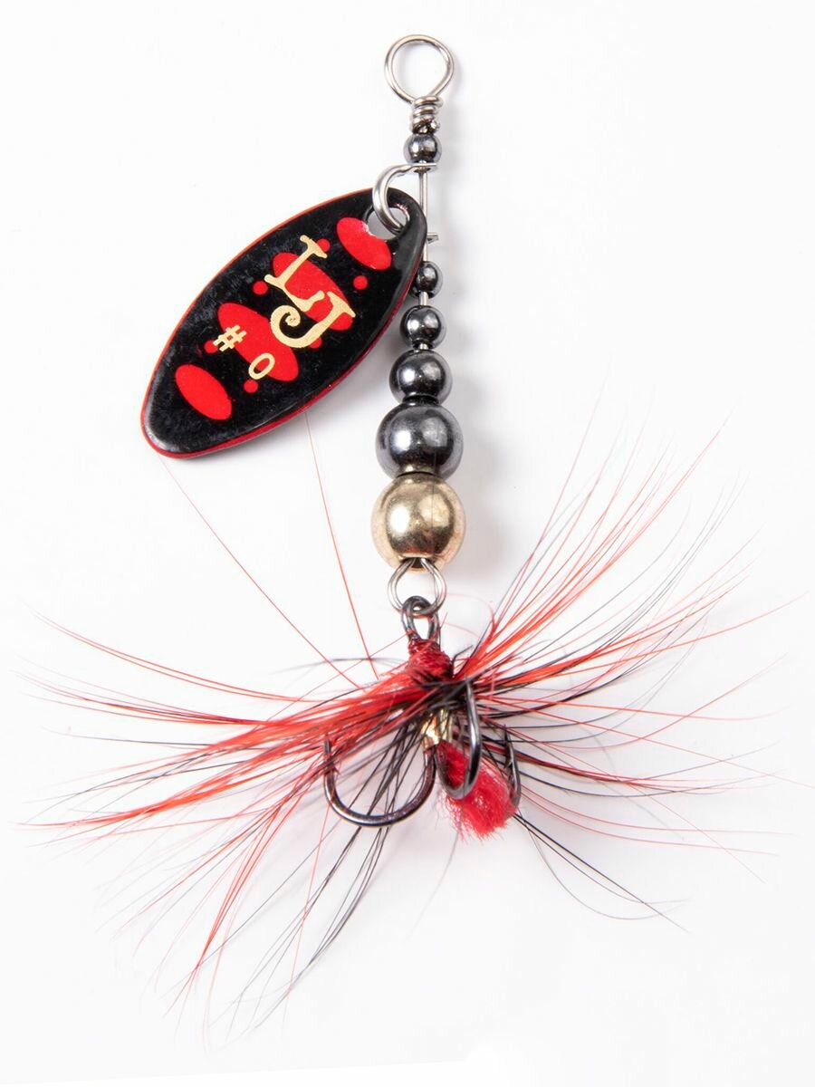 Блесна вращающаяся Lucky John SHELT BLADE 3.0г 009 в блистере