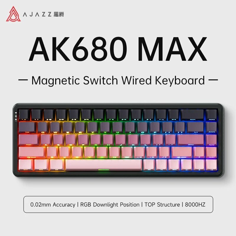AJAZZ AK680 MAX Механическая игровая клавиатура 68 клавиш