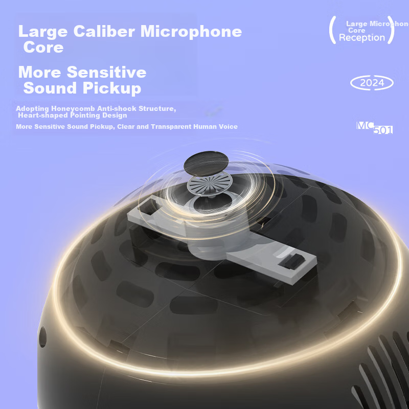 Newmine MC501 Wireless Karaoke Phone Microphone Microphone Live Recording Anchor Sound Card Set Singing Artifact Sound System Wireless Bluetooth Home KTV Pink