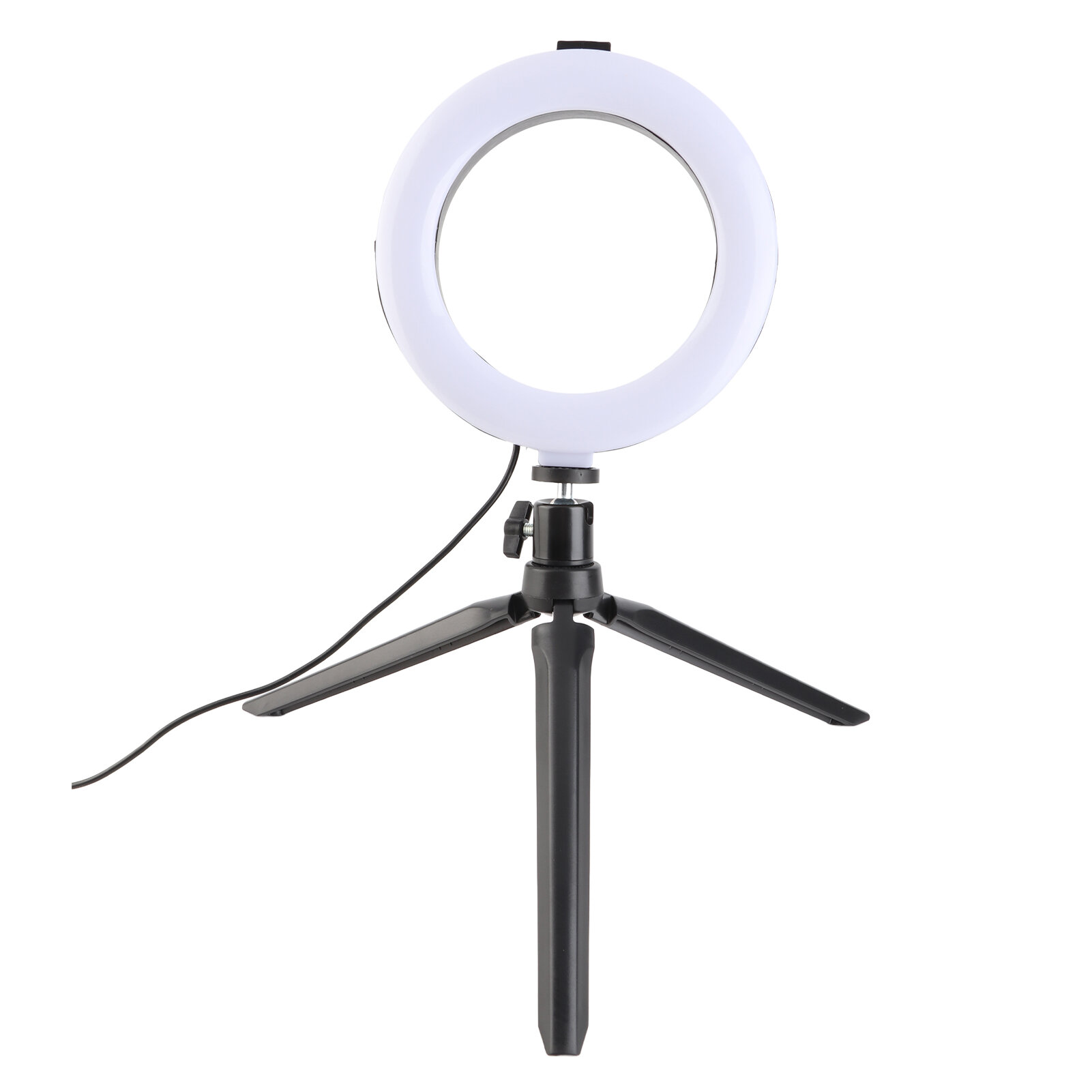 160 мм светодиодная кольцевая лампа заполняющий свет для фотосъемки светодиодная лампа для селфи с регулируемой яркостью для камеры телефона с настольными штативами питание от USB для прямой трансляции/макияжа