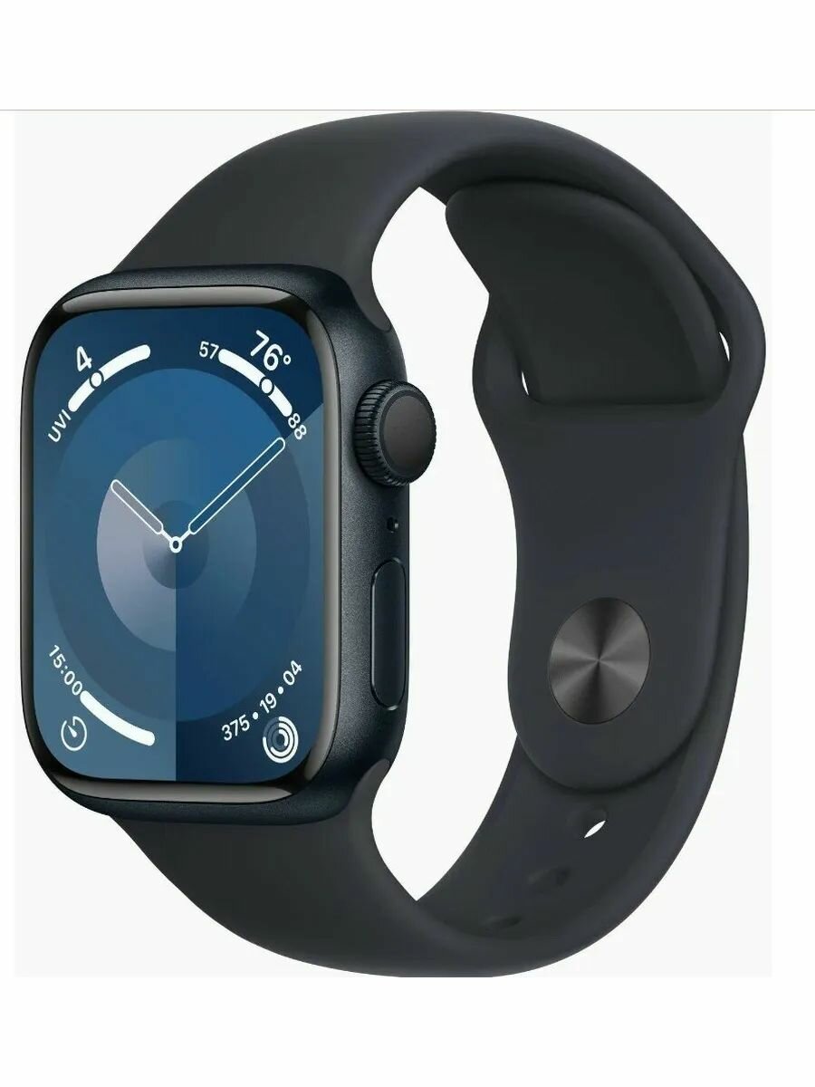 Умные часы Apple S9 45mm, Midnight Al, Midnight Sport B - S/M