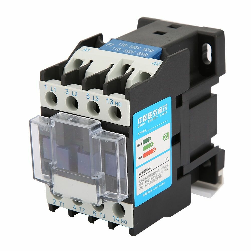 Контактор CJX2-0910 9А 110В (DIN-рейка)