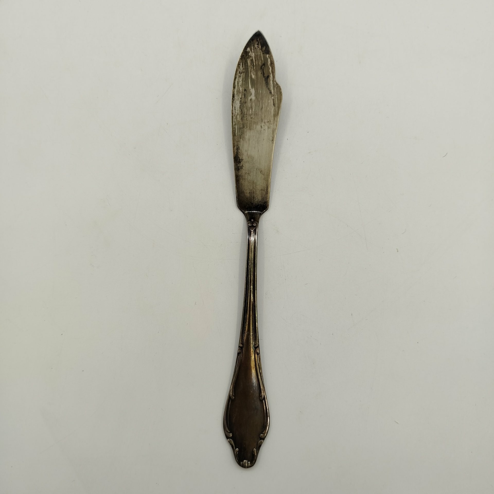 Нож для рыбы, металл, серебрение, August Wellner Söhne, Германия, 1934-1945 гг.