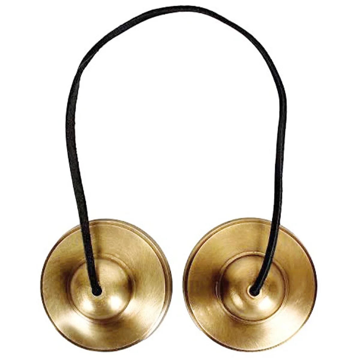 Тибетские поющие чаши Tingsha, латунь, Gold, 2 шт.
