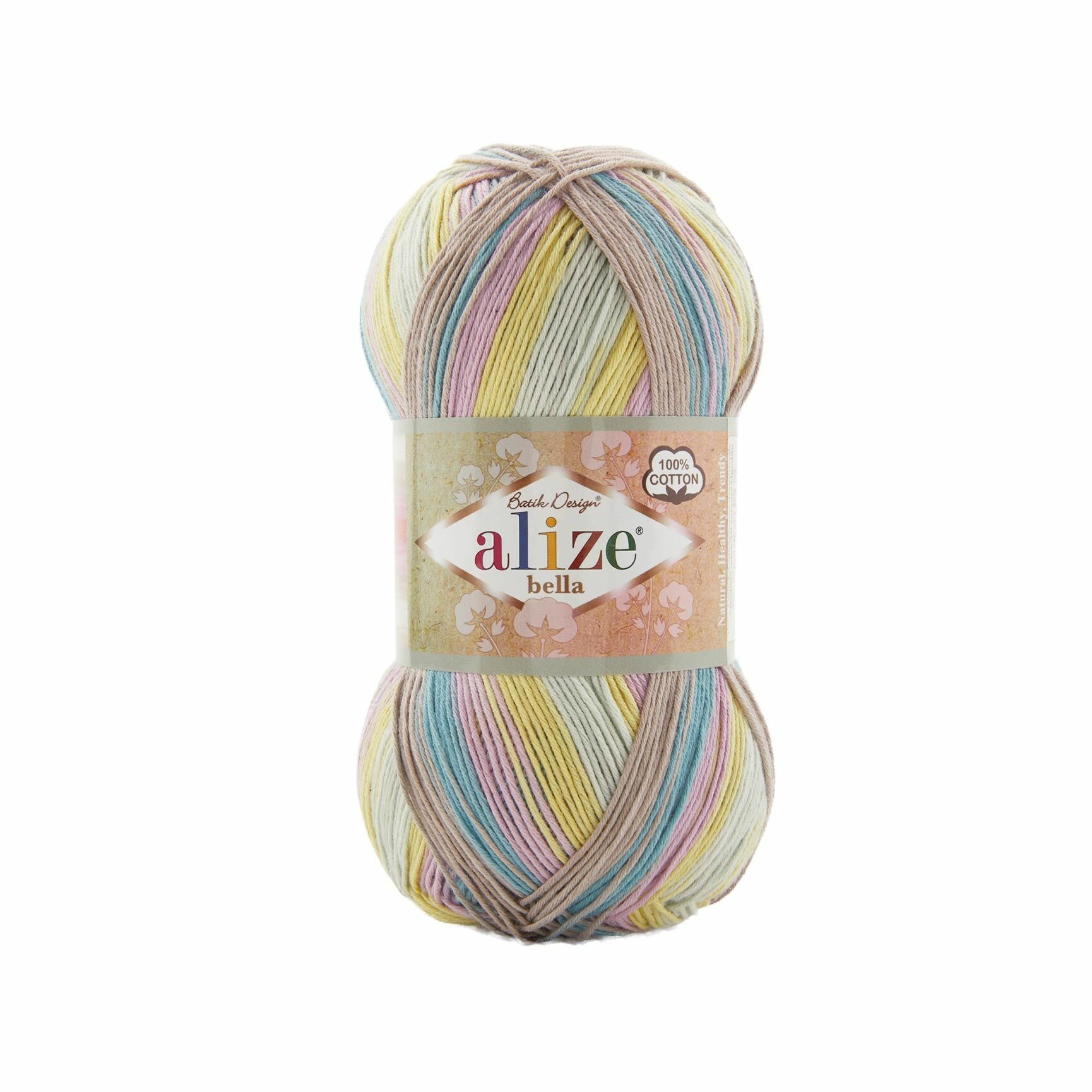 Пряжа Alize Bella Batik 100 8091 (5 мотков по 100г/360м)