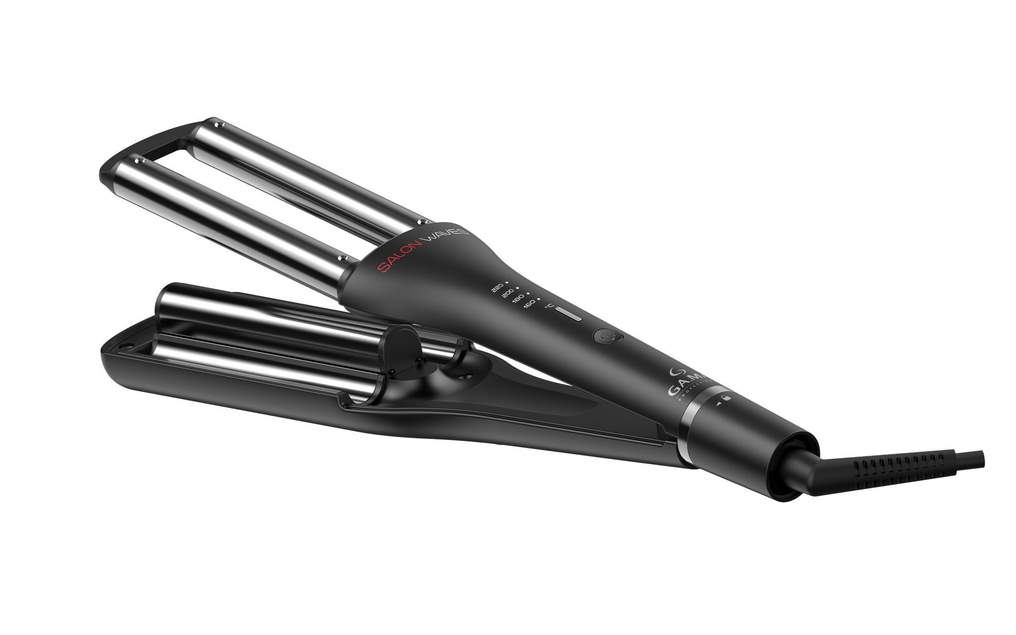 Щипцы для завивки волос GA.MA SALON WAVES SILK, конусные, хром-титановое покрытие