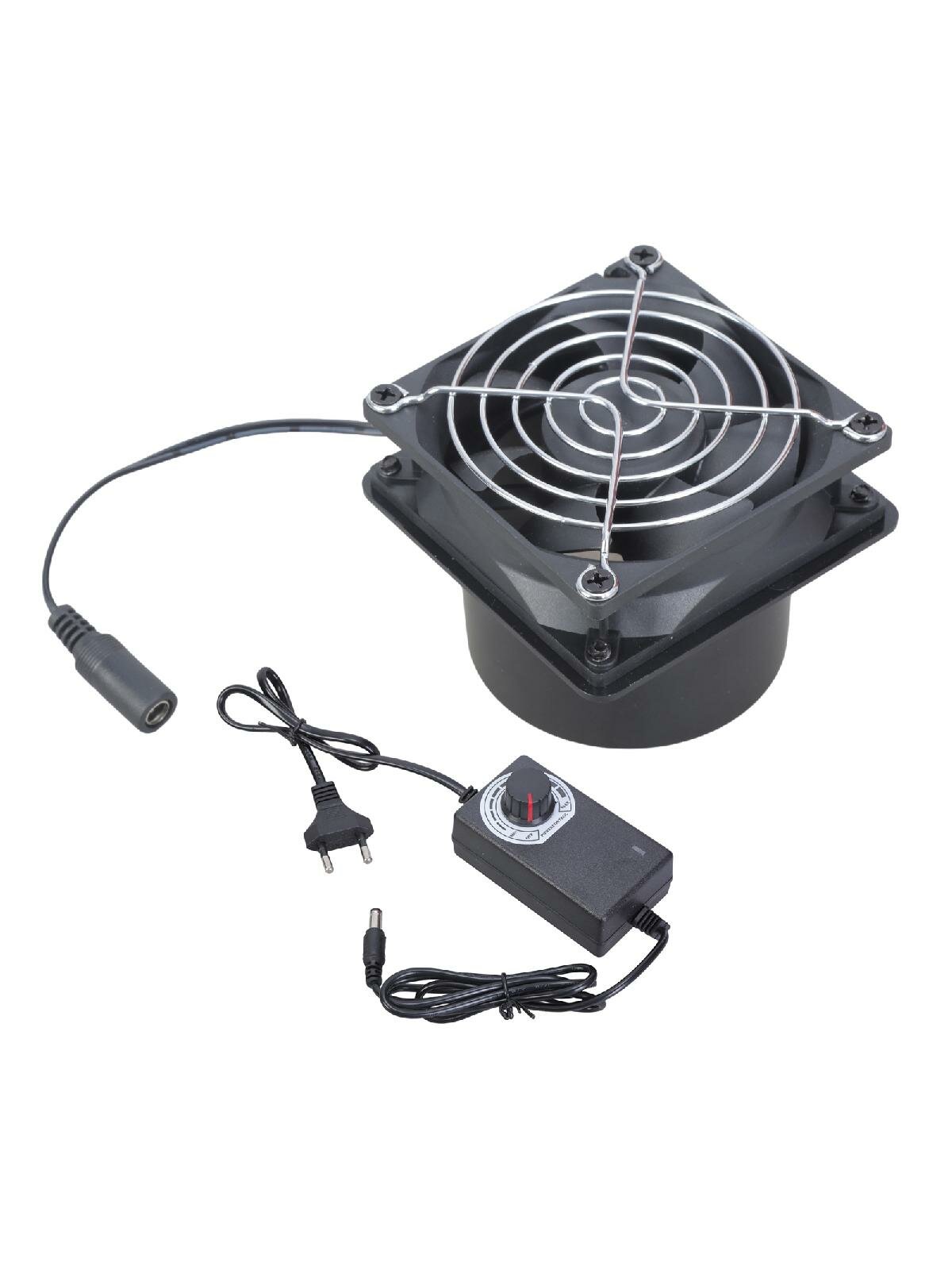 Канальный вентилятор европейского стандарта 8 см с 1 каналом обычной воздуходувки 12 В