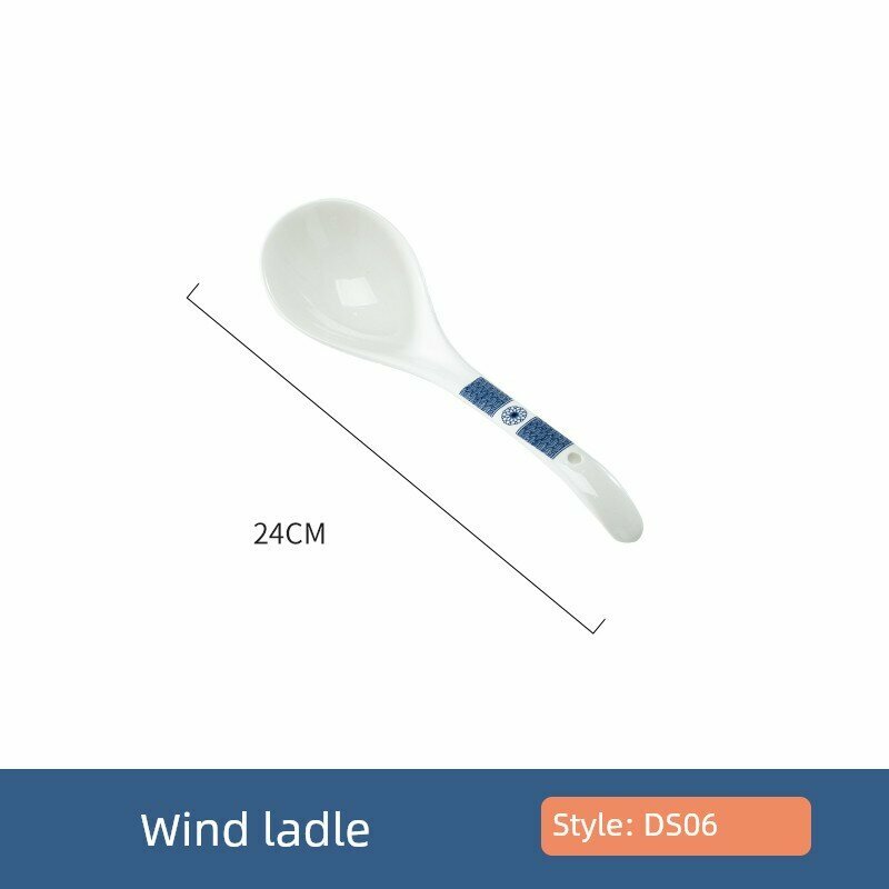 Керамическая ложка для супа с длинной ручкой, большая бытовая ложка для супа, кухонная утварь, столовая ложка, ложка