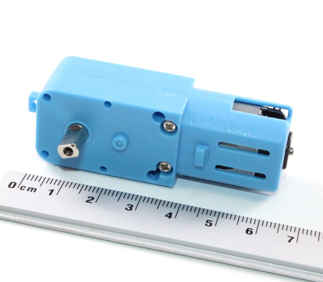 DIY DC оne-sided axis TT gear motor с металлическим редуктором, (Uпит=3-6VDC, 110RPM, соотношение 1:90, Dвал=5.4 мм, одн