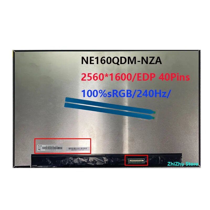 16-дюймовый ЖК-экран для ноутбука NE160QDM-NZA 2560x1600 IPS