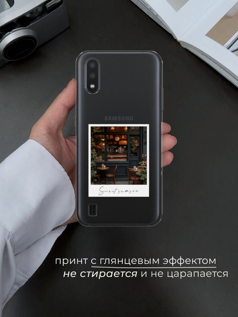 Чехол на Samsung Galaxy A01 / Самсунг Гэлакси А01 с принтом Sweet season — фото 1