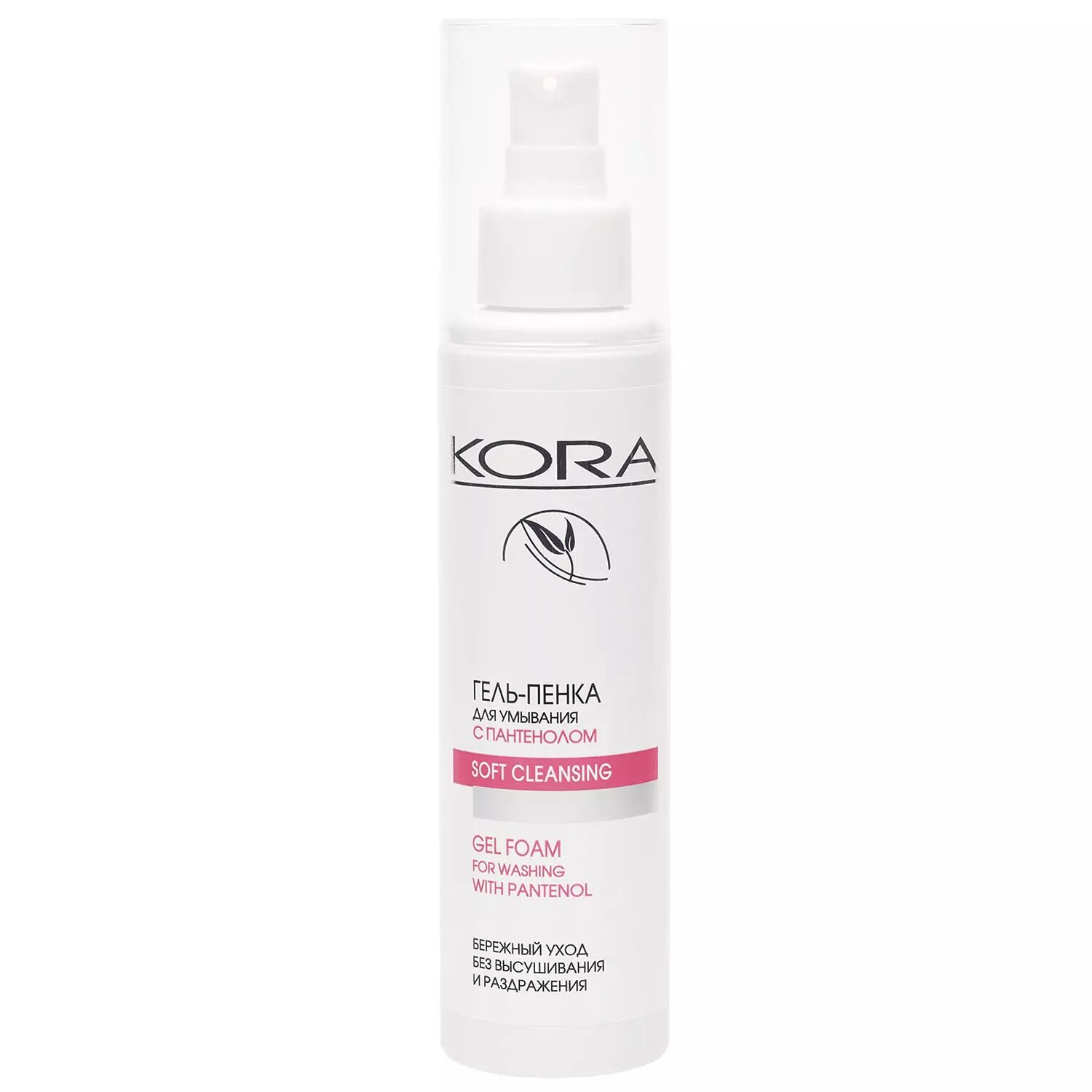 Гель-пенка для умывания KORA PHITOCOSMETICS для всех типов кожи с пантенолом 150 мл