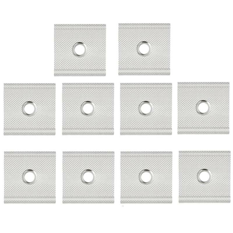 10 шт. люверсов для крепления тента на автофургон, Белый