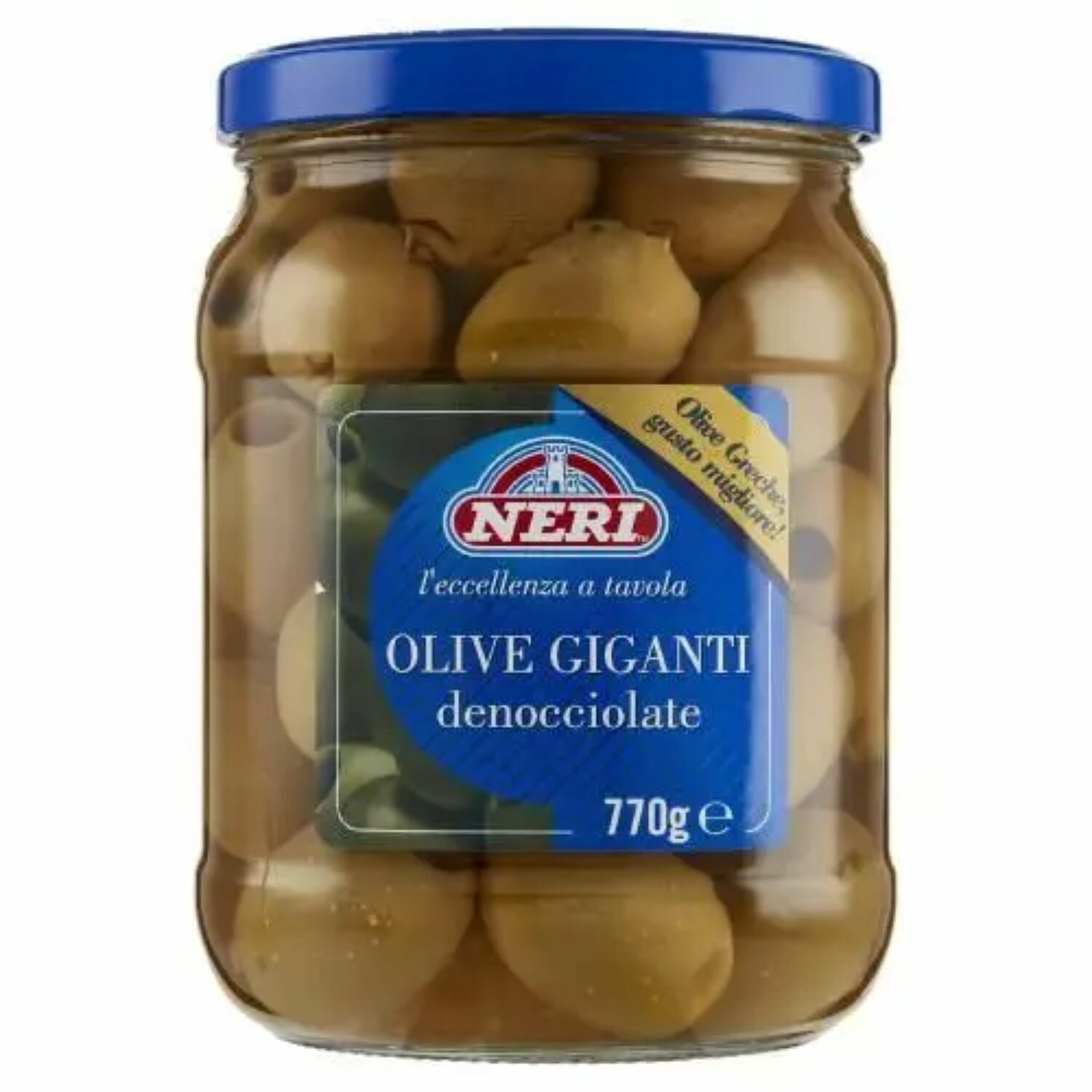 Оливки без косточек большие Neri в рассоле 770 г