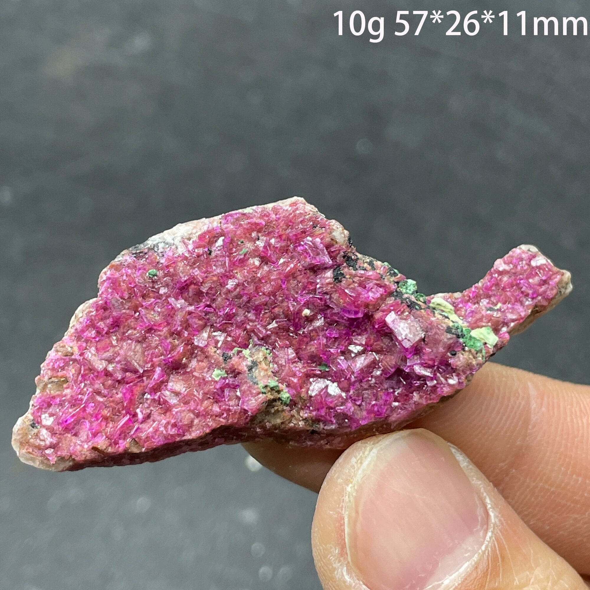 Кобальтовый кальцит, натуральный камень, минерал Розовый, W13