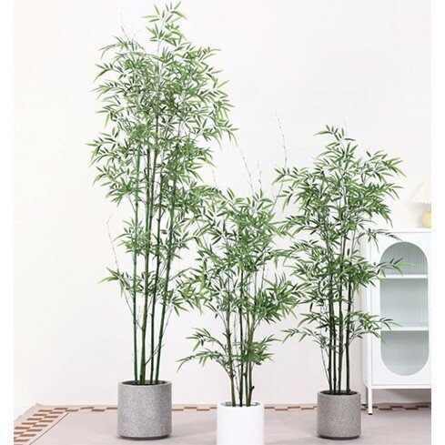 2025 Искусственный бамбук, фальшивый бамбук, декор для интерьера, садовый ландшафт, искусственное растение, оптовая продажа