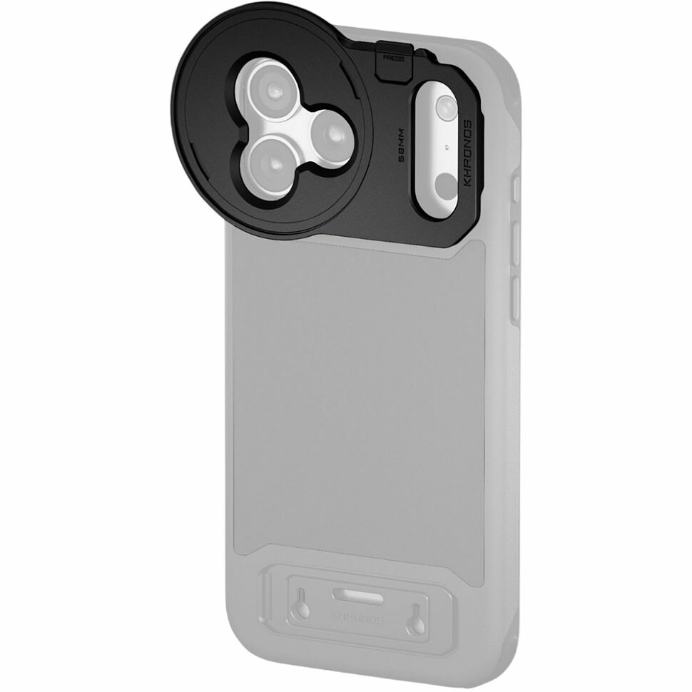 Адаптер светофильтра Tilta Khronos 58mm Filter Tray для iPhone 17 Pro Max Чёрный