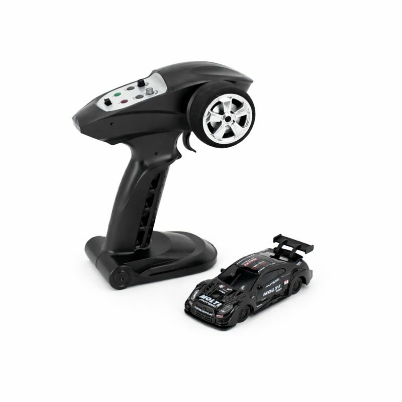 Модели машин с электродвигателем HB 666 Радиоуправляемая дрифт машина с гироскопом Nissan GTR 1:43 - RC43-G1-BLACK