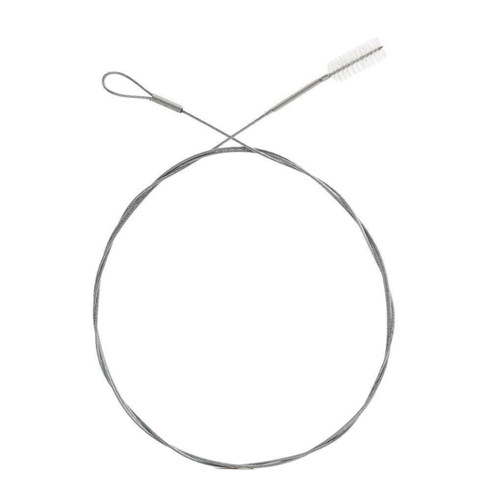 Трос сантехнический щетка для чистки труб 150 см, ершик дренажный для прочистки раковины, ванны, унитаза, гибкий трос-щетка с ручкой против засоров