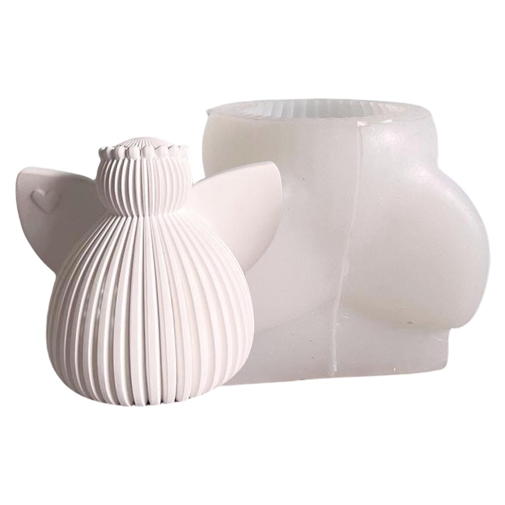 Форма для Украшения дома из Гипсового Цемента Fat Angel Decoration Mold-Stripes