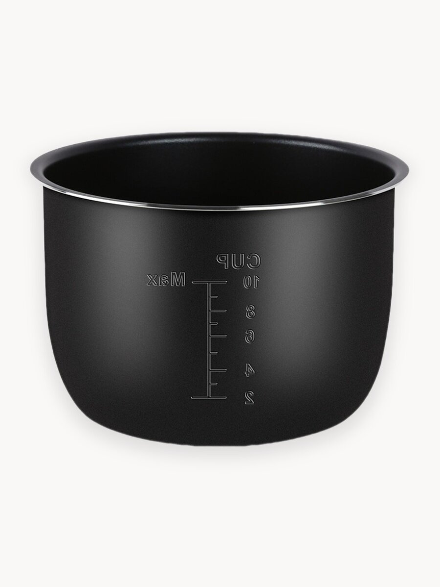 Универсальная съемная чаша MyPads для мультиварки-скороварки на 5л 13.8х24см для Redmond, Bork, Garlyn, Tefal, Dauken, Moulinex, выполнена из прочн.