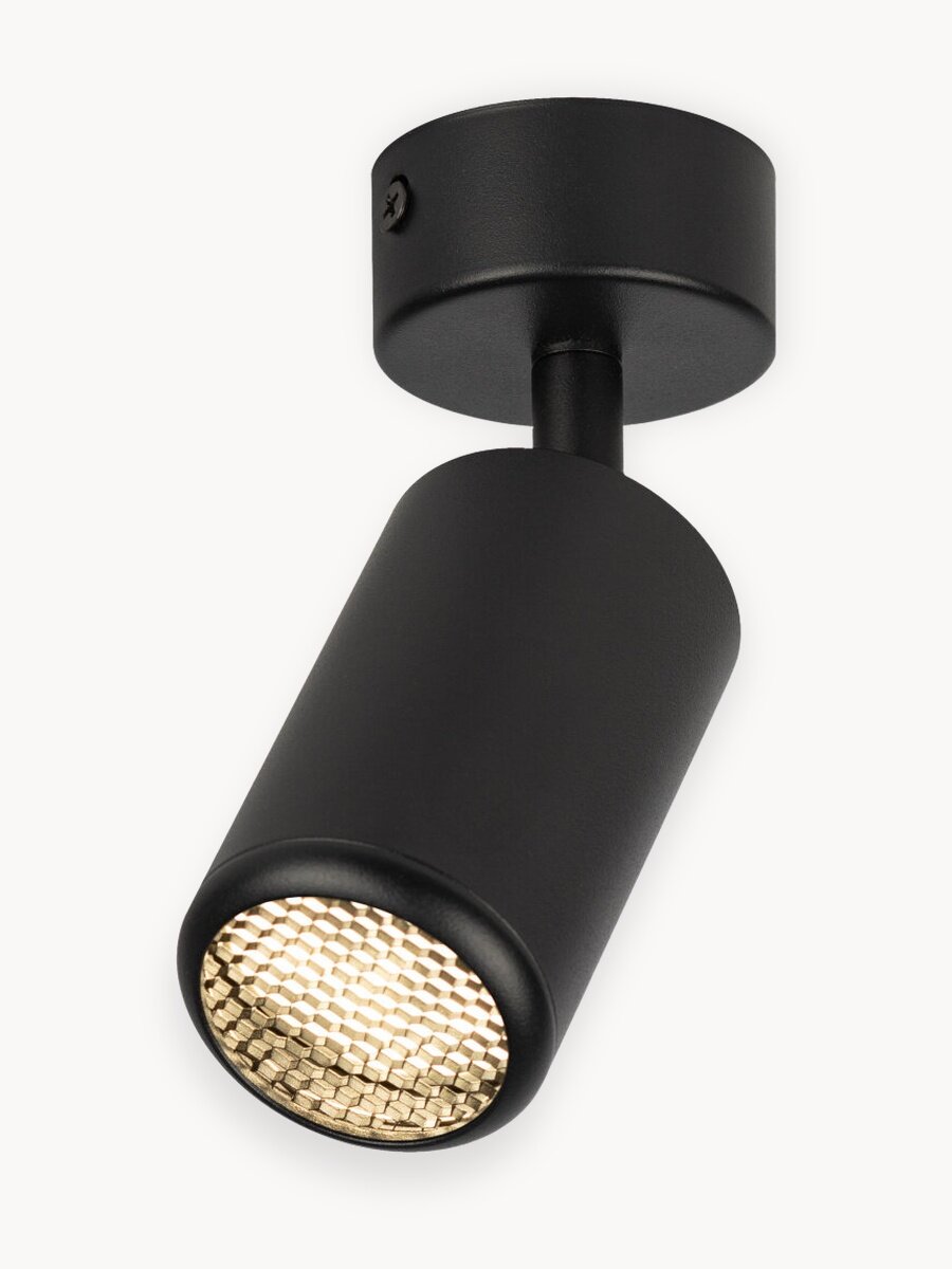 Светильник настенно-потолочный спот ЭРА OL55 BK MR16 GU10 IP20 черный