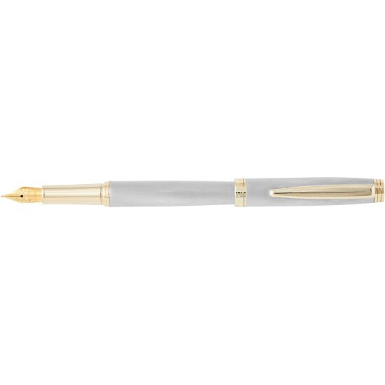 Ручка перьевая Pierre Cardin SHINE, цвет - серебристый, упаковка B-1