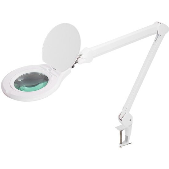 Лупа Rexant 5D на струбцине с подсветкой из 72 светодиодов и сенсорной регулировкой яркости