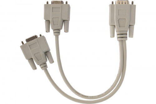 Переходник Rexant штекер VGA - 2 гнезда VGA 15 см