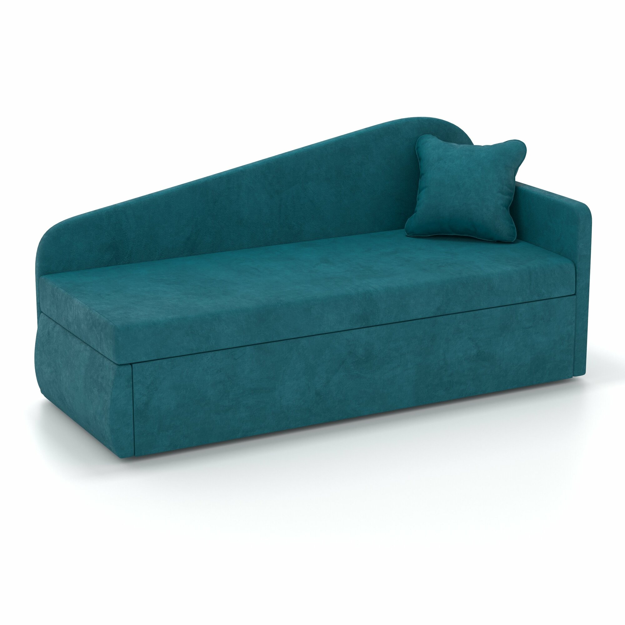 Тахта Лайт, мягкая кровать-тахта, с мягким изголовьем, тахта двухспальная