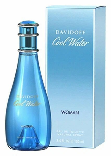 Туалетная вода "Davidoff Cool Water", для женщин, цветочный аромат, 100 мл