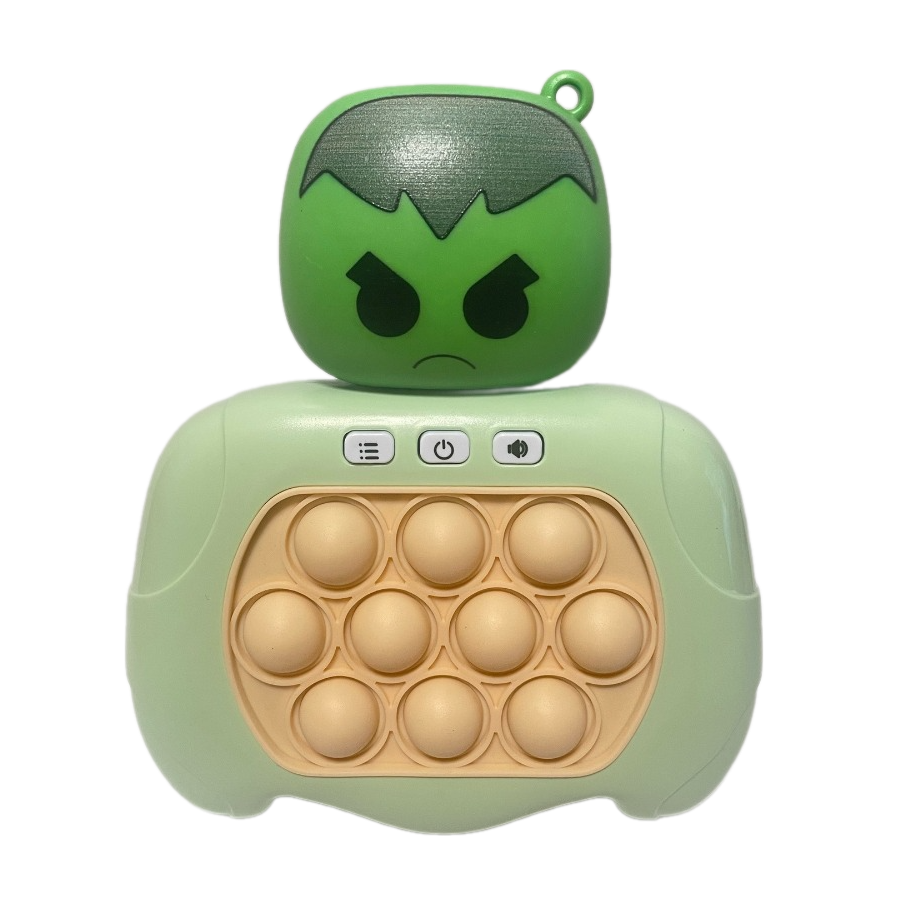 Антистресс игрушка "Халк" поп ит приставка / Игрушка антистресс для рук: Электронный поп ит Pop-It
