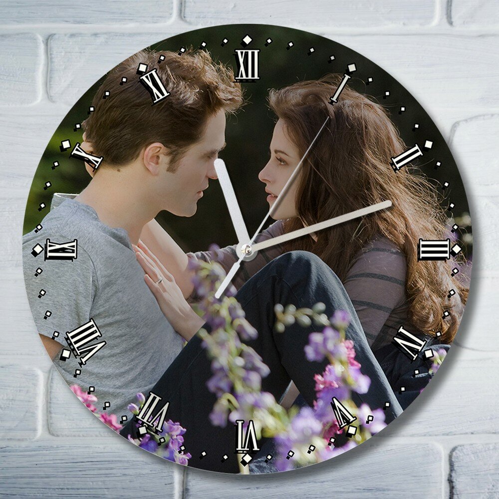 Настенные часы УФ "Сумерки ( Сага, Белла, Эдвард, Вампиры, Оборотни) - 9182"
