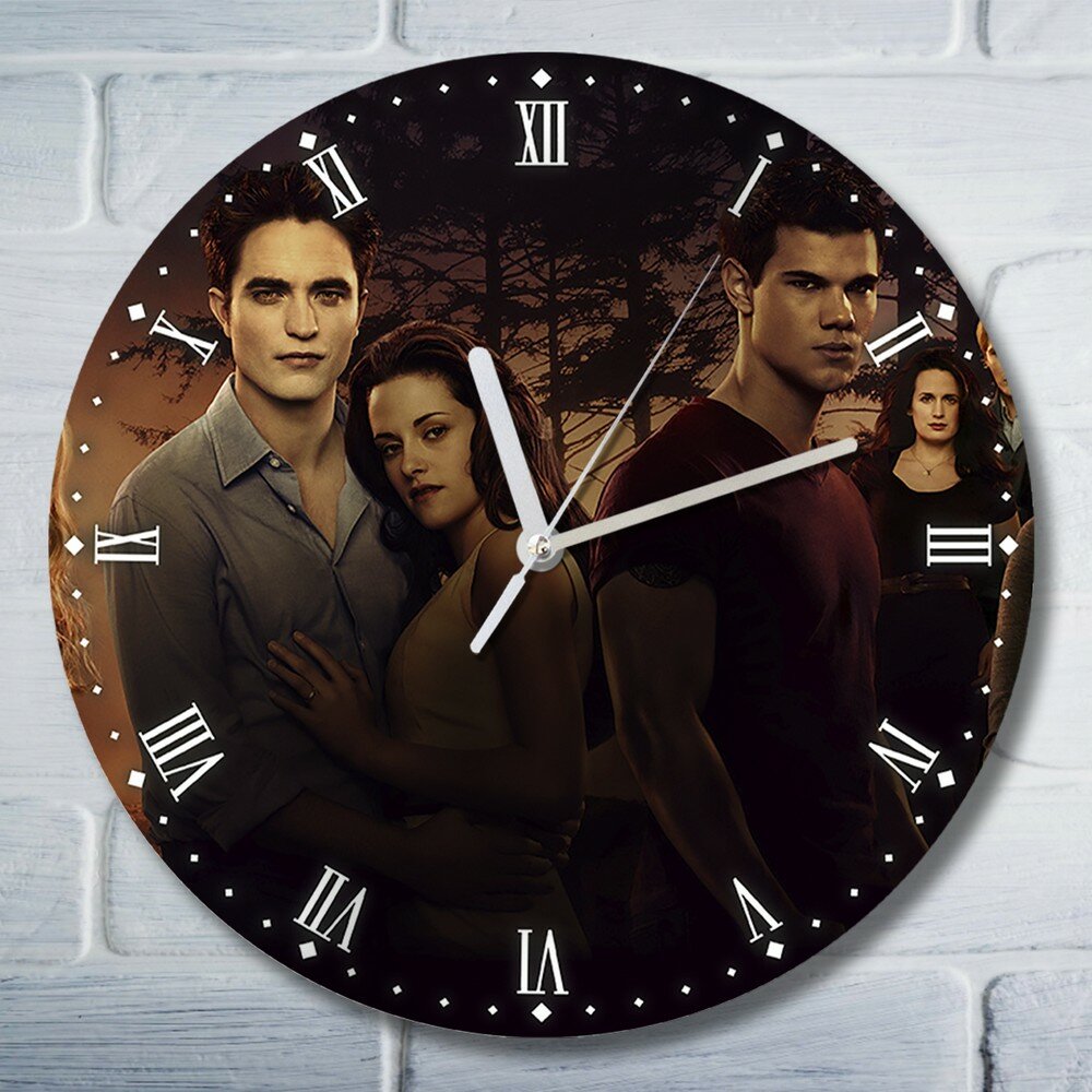 Настенные часы УФ "фильм сумерки (белла, эдвард, джейкоб, каллены, twilight) - 10443"