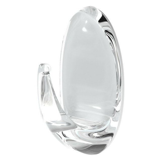 KLEBER Strong крючок одинарный самоклеящийся прозрачный пластик 3 шт набор для дома