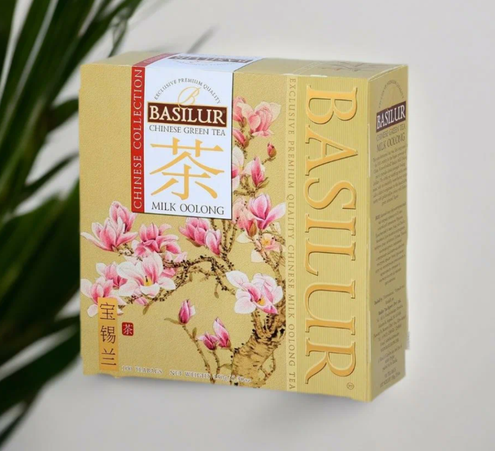 Чай зелёный Базилур Молочный улун 100 пакетиков