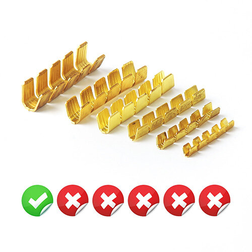 Скоба соединительная для скрепления проводов суммарным сечением 14,0-19,0 кв. мм (100шт.) (Slon)