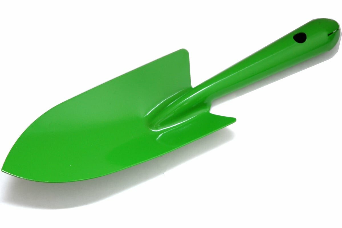 Скобис Посадочный цельнометаллический совок зеленый, комплект из 16 шт для садовых работ