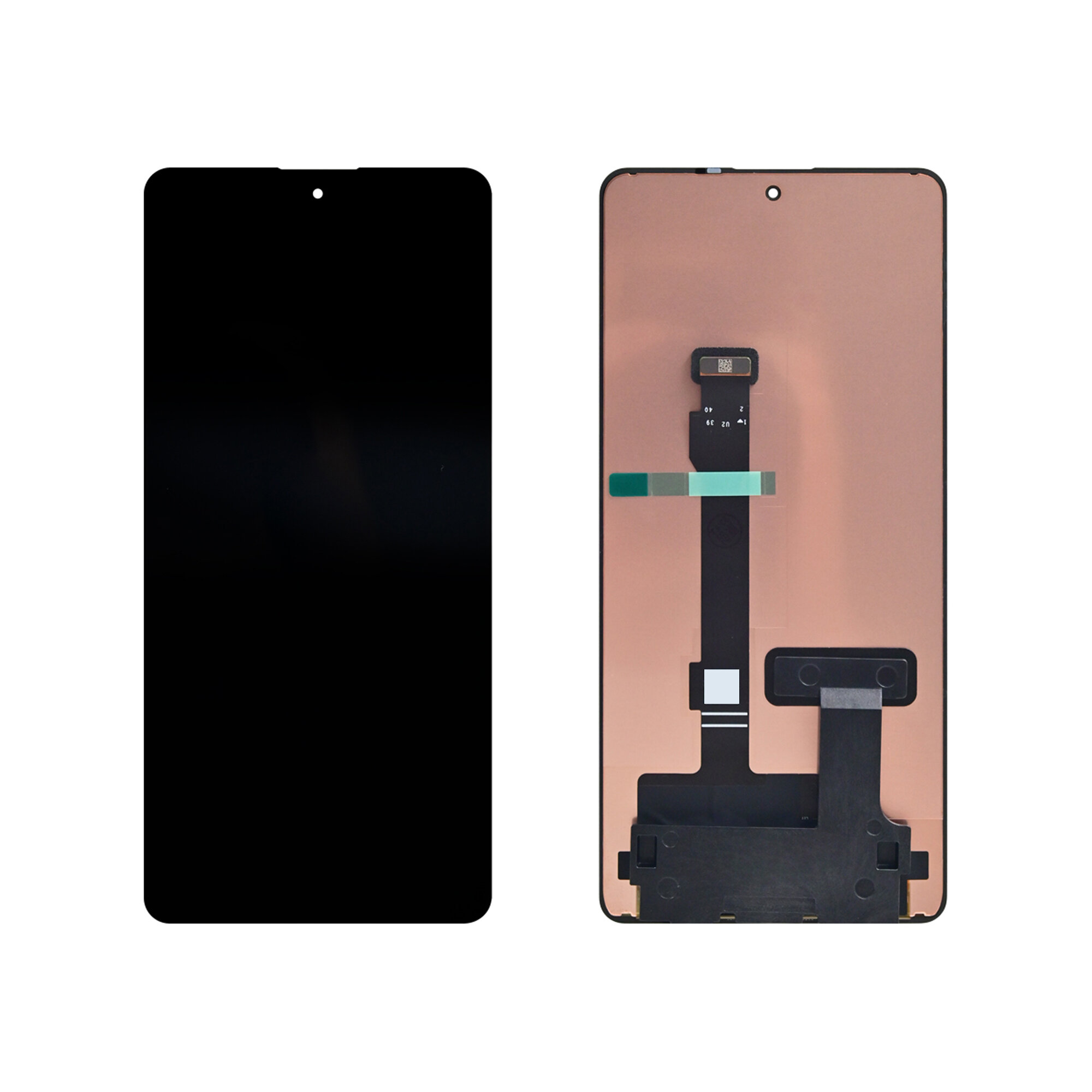 Дисплей (экран) в сборе с тачскрином для Xiaomi Redmi Note 12 Pro 5G, 12 Pro Plus 5G, Poco X5 Pro 5G черный AMOLED (Premium LCD) / 1080x2400