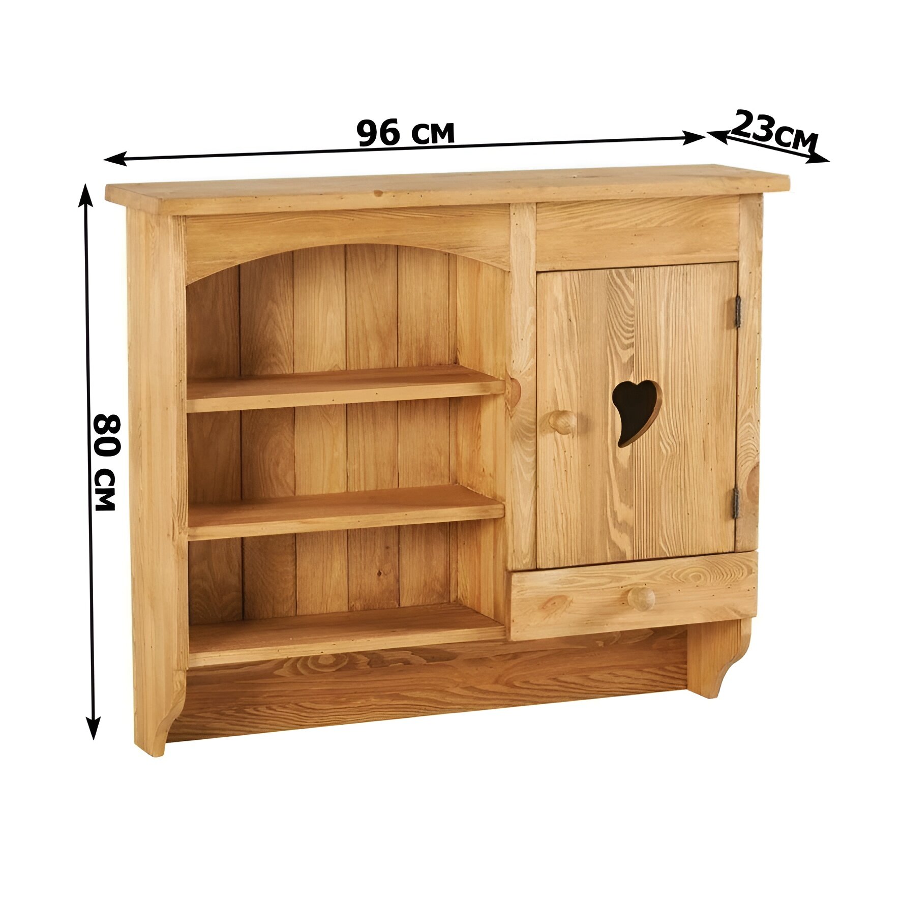 Шкаф настенный для кухни Pin Magic ETAC старение/воск 11 96х23х80 см