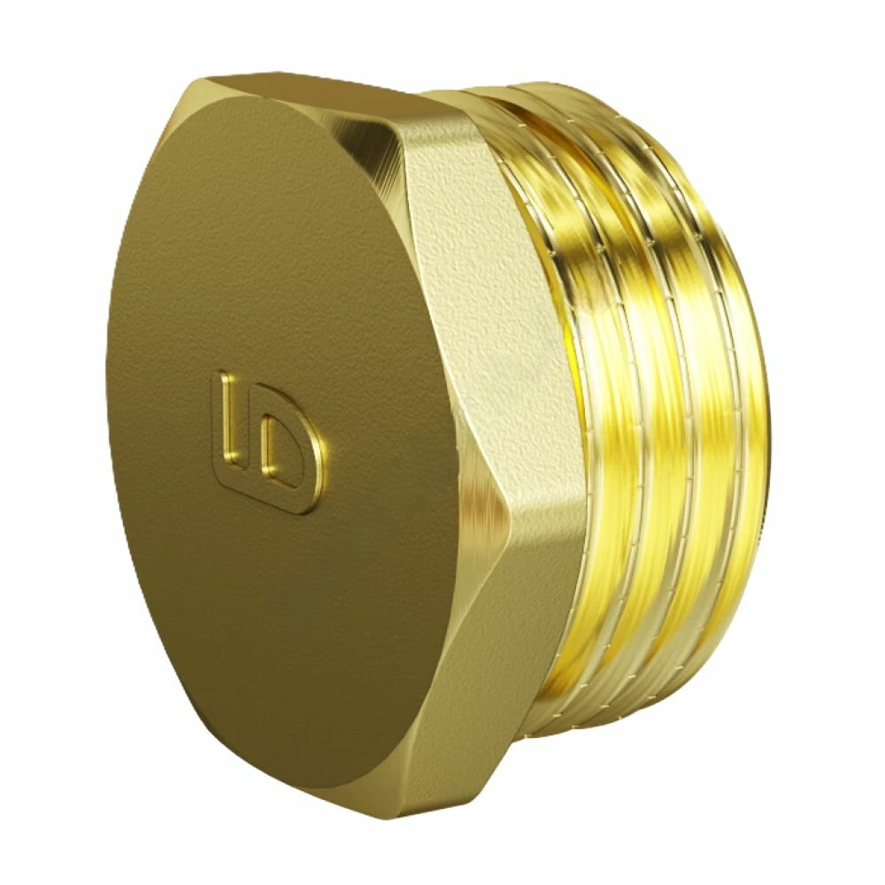 Заглушка латунная Ду 50 (2") НР LD.65.505.50
