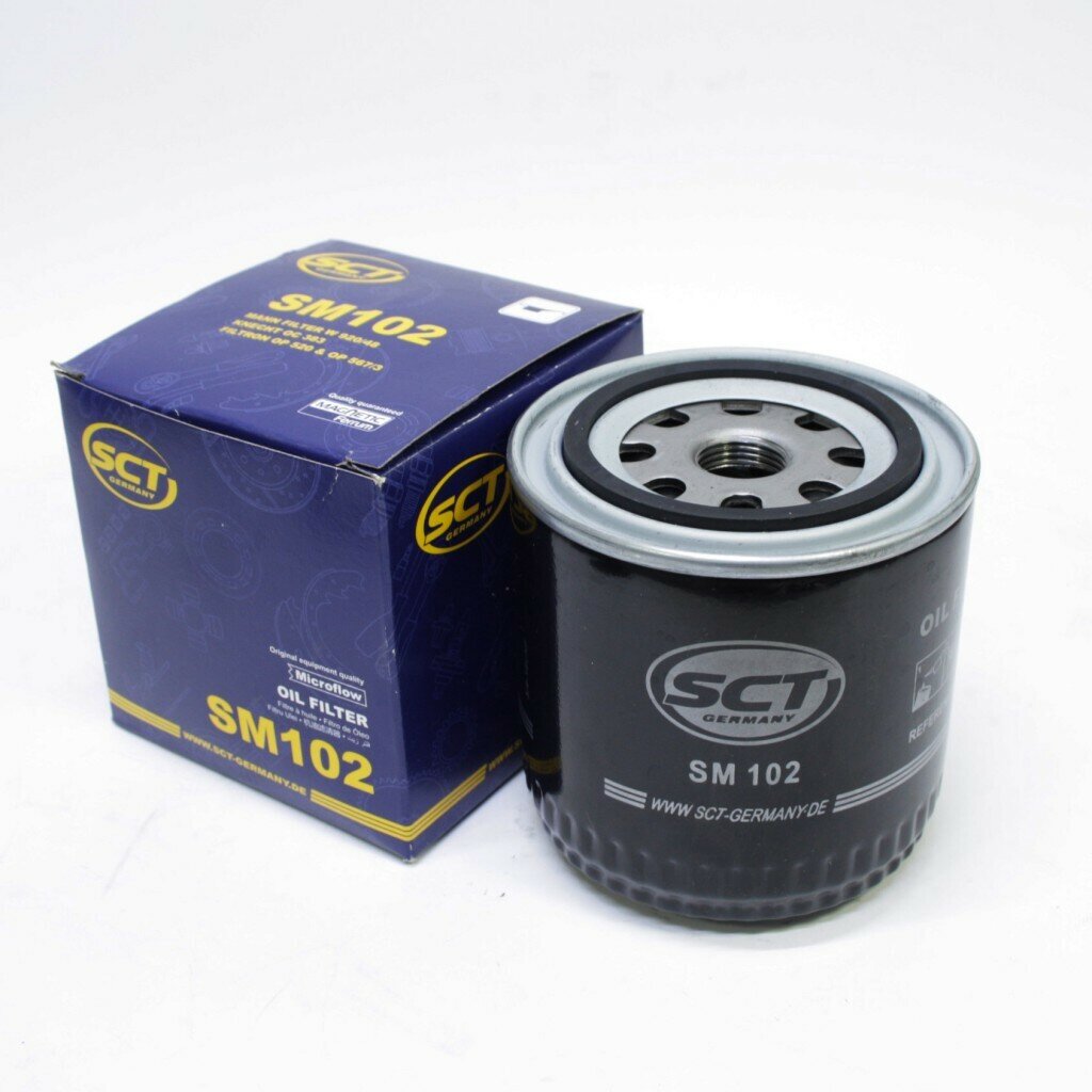 Масляный фильтр SCT, LADA / ВАЗ / NISSAN / RENAULT / УАЗ / Москвич SM102