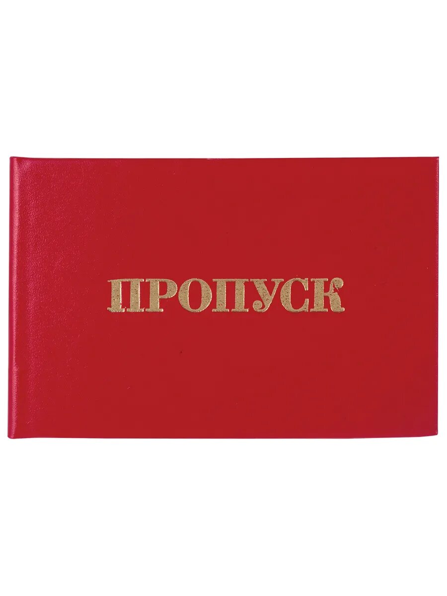 Бланк документа "Пропуск", 65х98 мм, STAFF, 129143