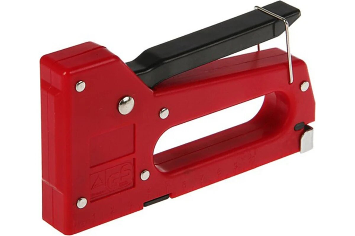 Политех Мебельный степлер для скоб 4-8 мм, инструмент для сборки мебели 2915015