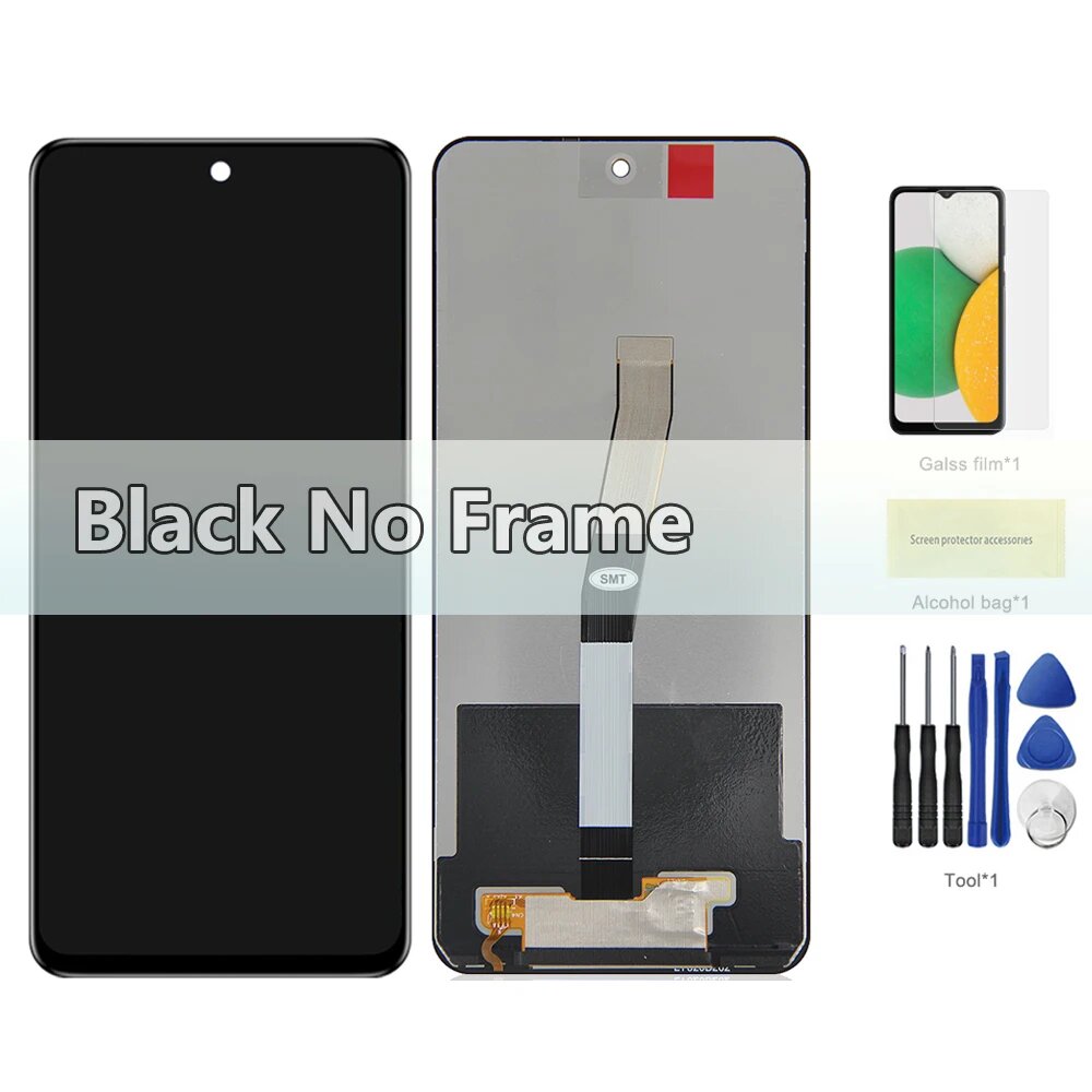 ЖК-дисплей 6,67 'с сенсорным экраном и дигитайзером в сборе, запасные части с рамкой, LCD No Frame