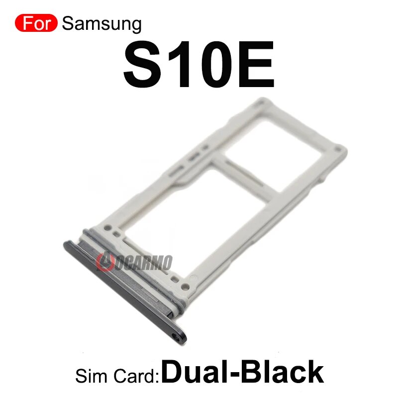 Лоток для SIM-карт Samsung Galaxy S10E Dual-Black